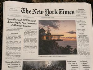 Photorealistic New York Times Front Page GPT Image 2 Prompt and Rew...
